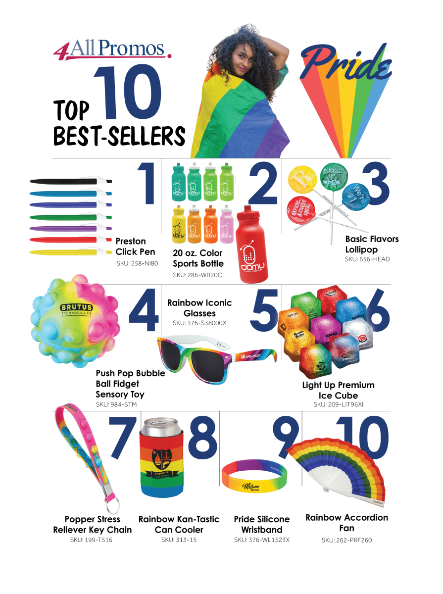 LGBTQ+ Rainbow Pride Promotional Items & Pride Swag